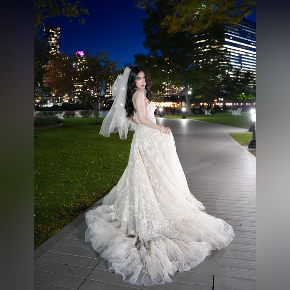 Galia Lahav | Dresses | Galia Lahav Mimosa Hand Embellished Tulle Light ...